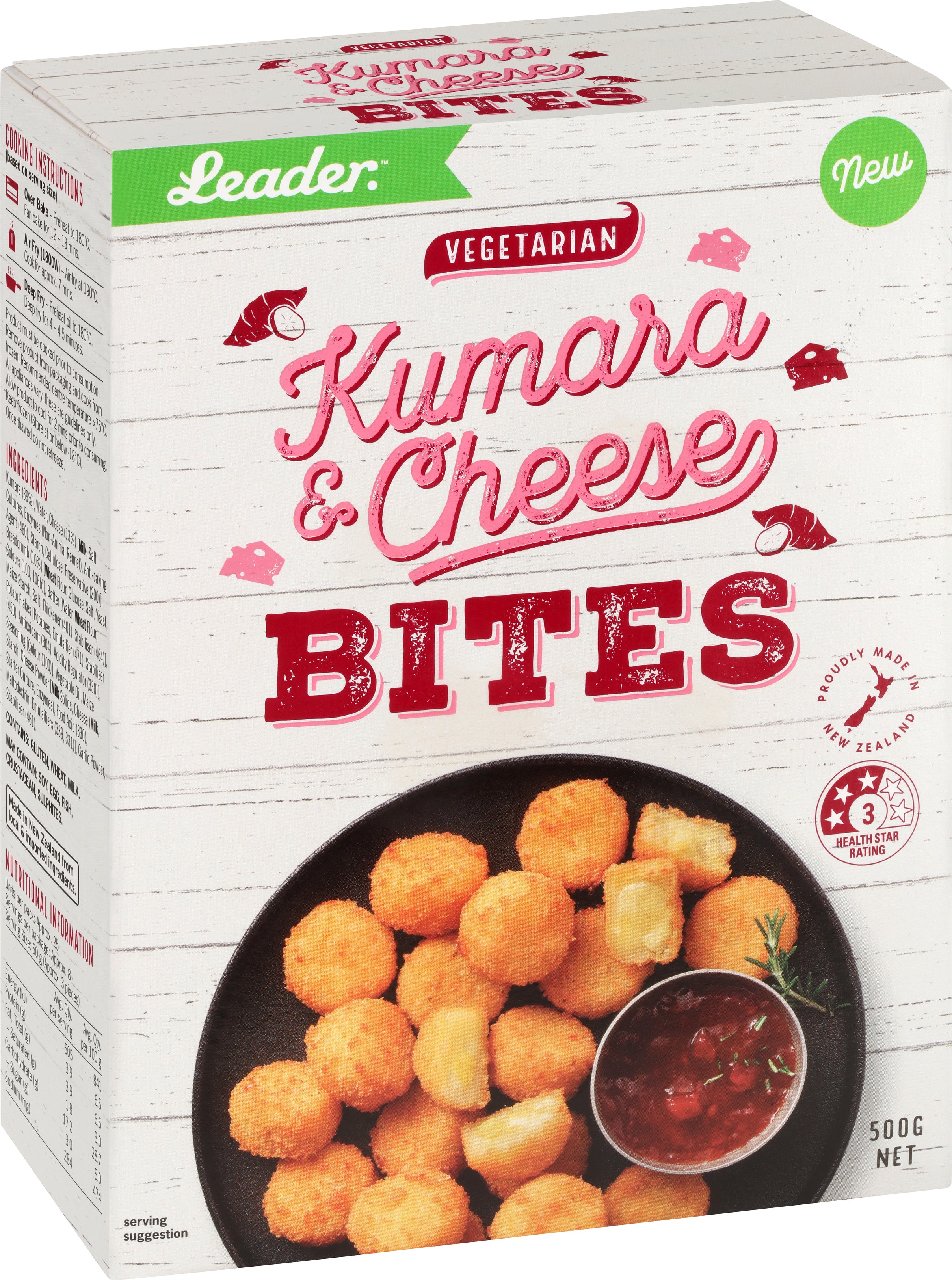 Kumara & Cheese Bites – Leader NZ